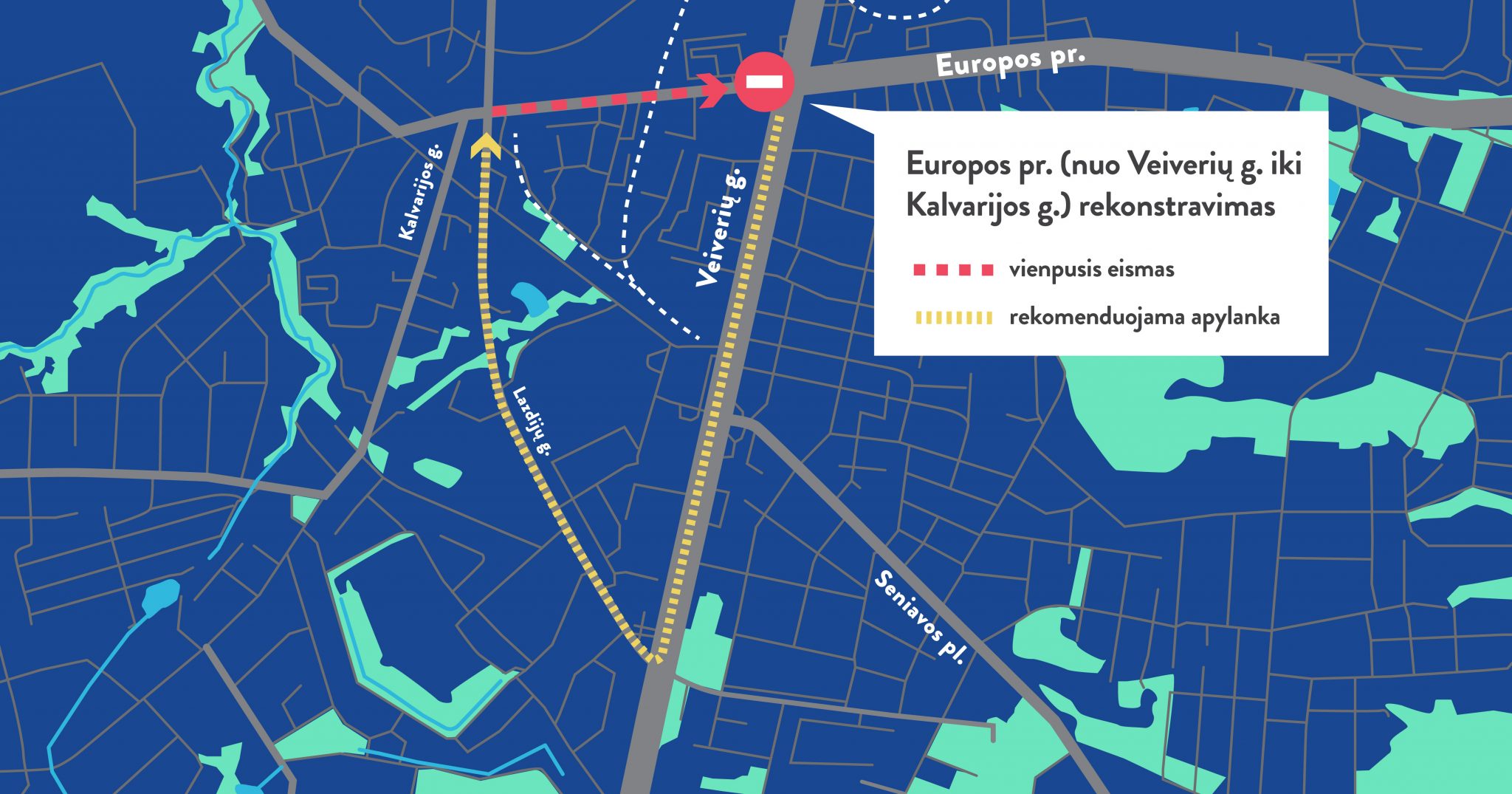 Kauno miesto savivaldybė Europos prospekto atkarpoje – laikini eismo ...