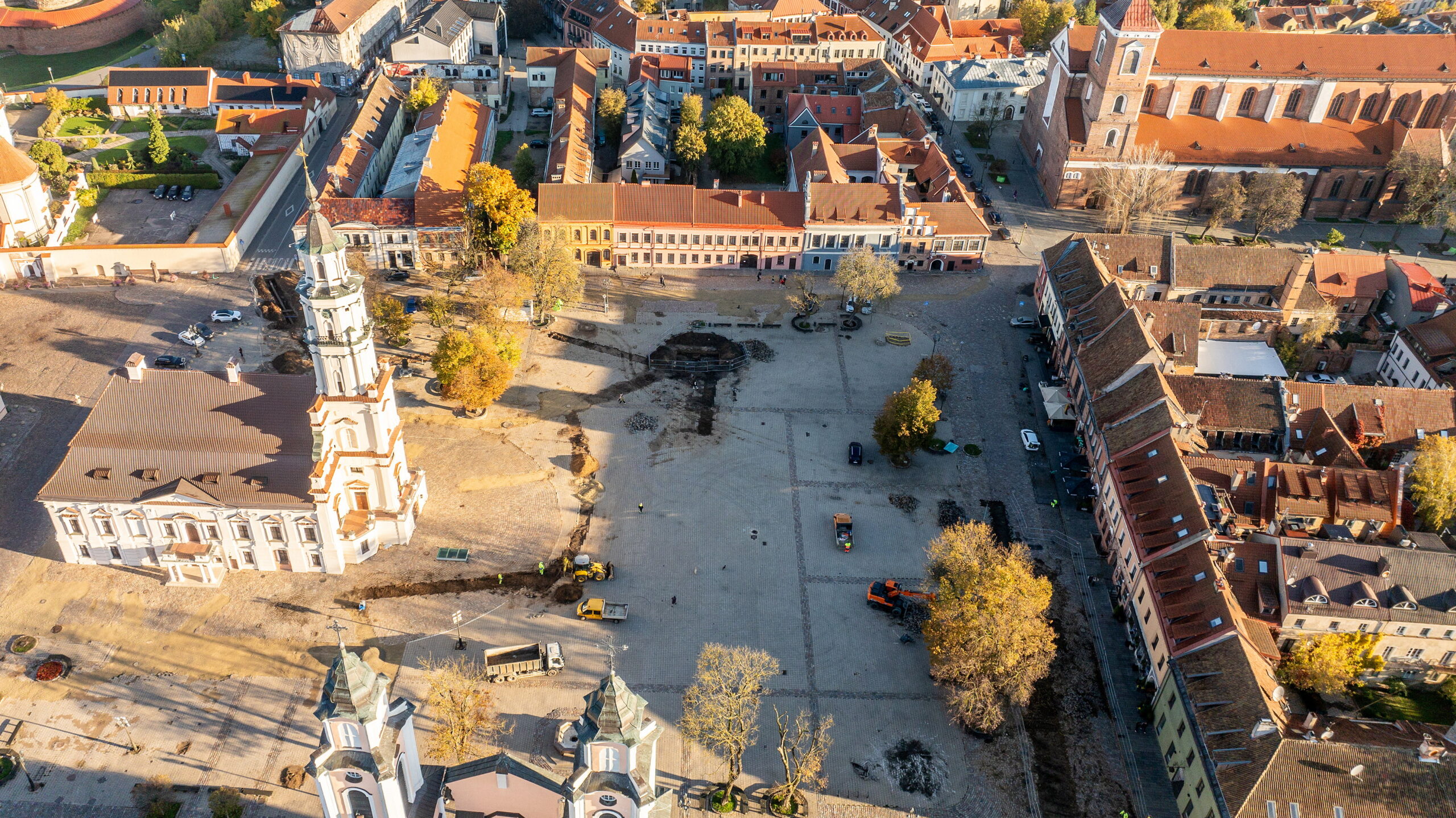 Kauno miesto savivaldybė Kaune startavo Rotušės aikštės rekonstrukcija